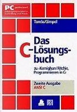 Das C - Lösungsbuch zu ' Programmieren in C'. Ansi C., de Brian W ...