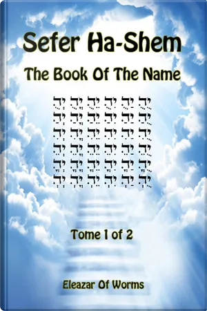 Sefer Ha-Shem. the Book of the Name. Ediz. Inglese E Ebraica. Vol. 1 di ...