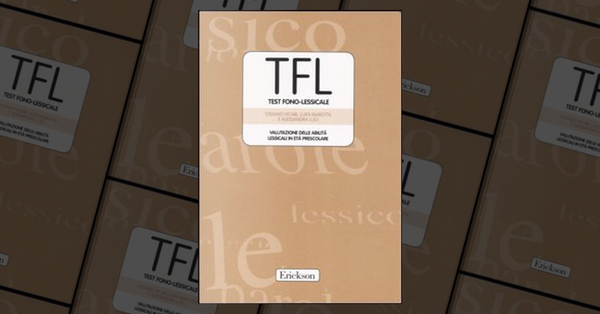 TFL,Test Fono-lessicale von Alessandra Luci, Luigi Marotta, Stefano ...