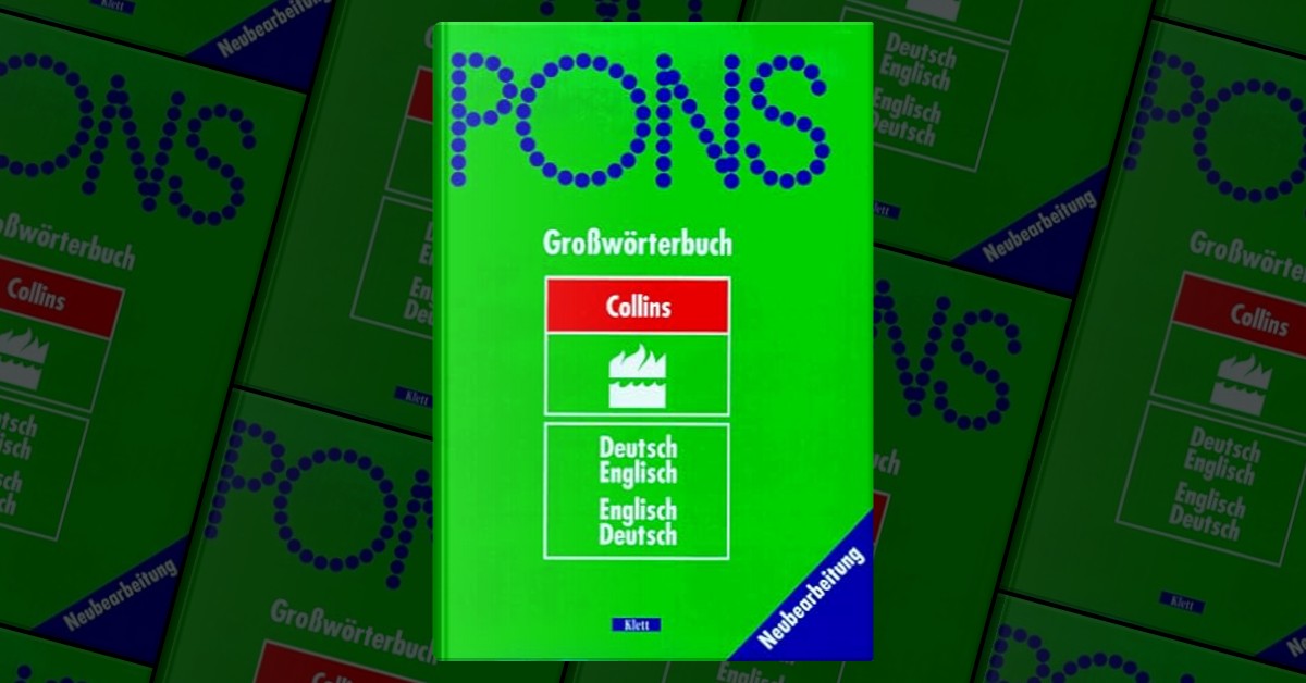 PONS Collins Großwörterbuch für Experten und Universität Deutsch ...