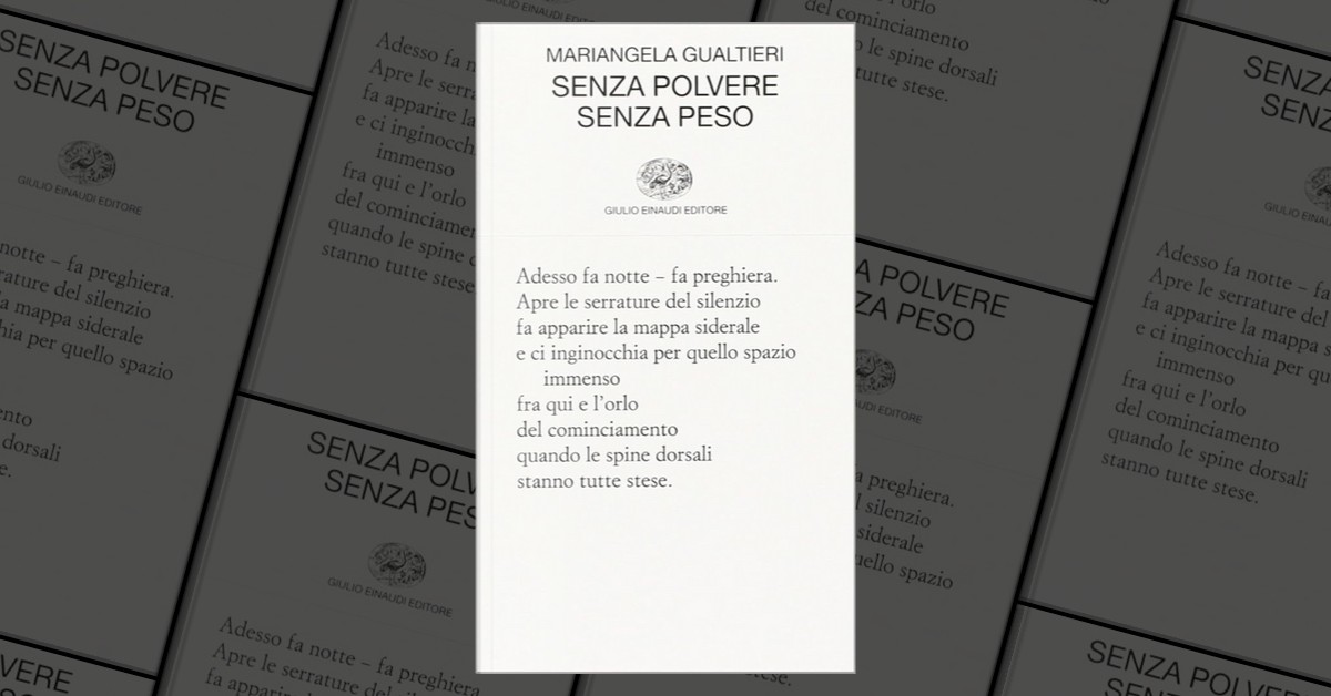 Senza polvere senza peso di Mariangela Gualtieri, Einaudi, Paperback ...
