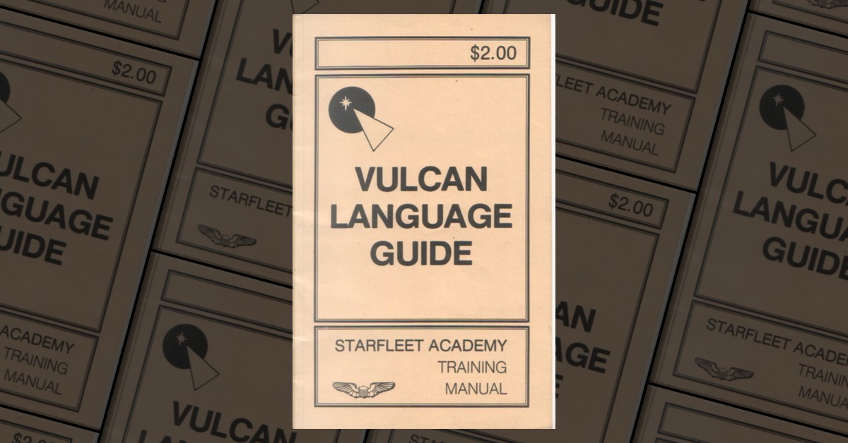 Vulcan Language Guide, April Publications, Soft and stapled cover - Anobii