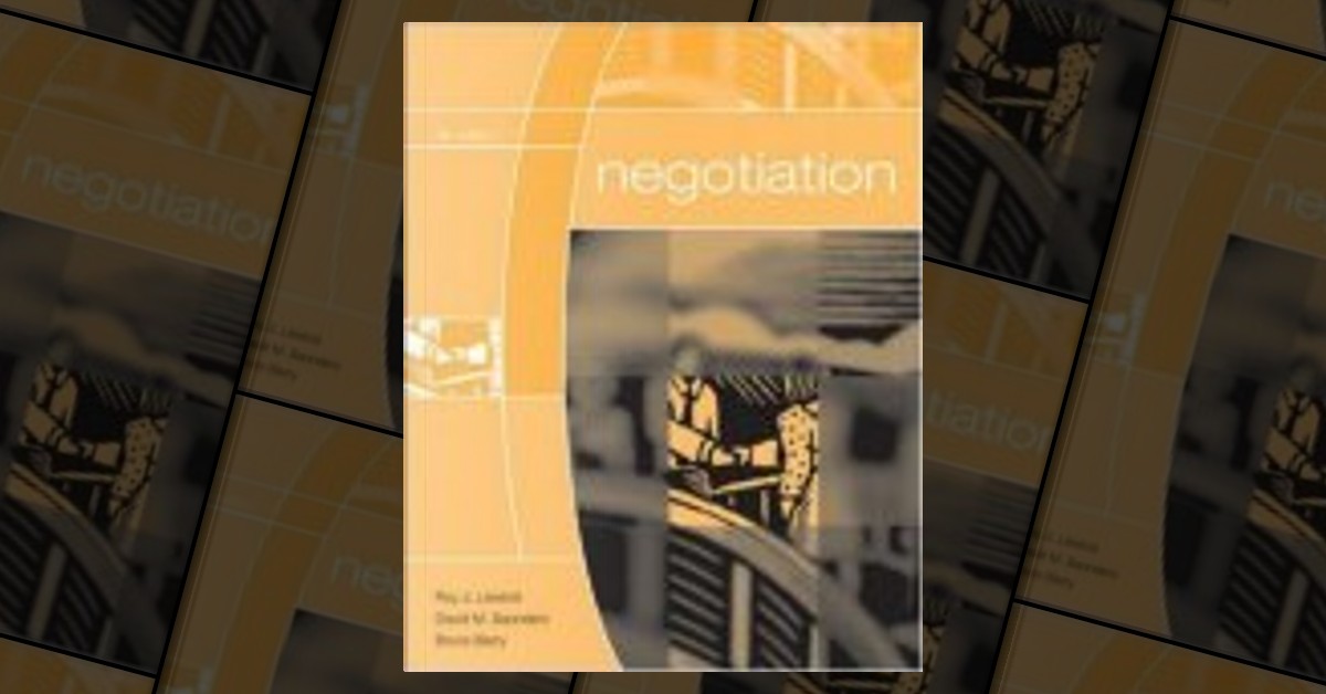 Negotiation by Bruce Barry, Roy J. Lewicki, McGraw-Hill Education ...