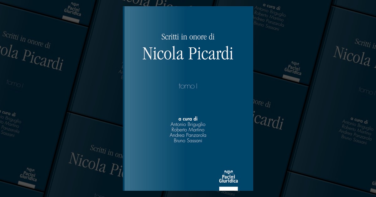 Scritti in onore di Nicola Picardi, Pacini Editore, Paperback - Anobii